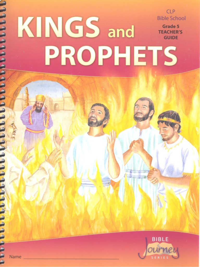 Grade 5, Kings and Prophets, teacher's manual | Gospel Publishers USA