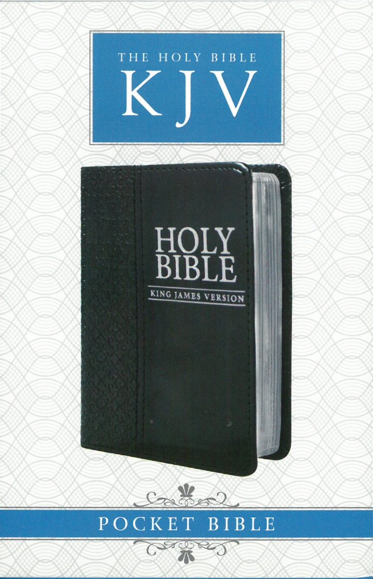 Christian Art Gifts KJV Pocket Bible - Faux Leather | Gospel Publishers USA