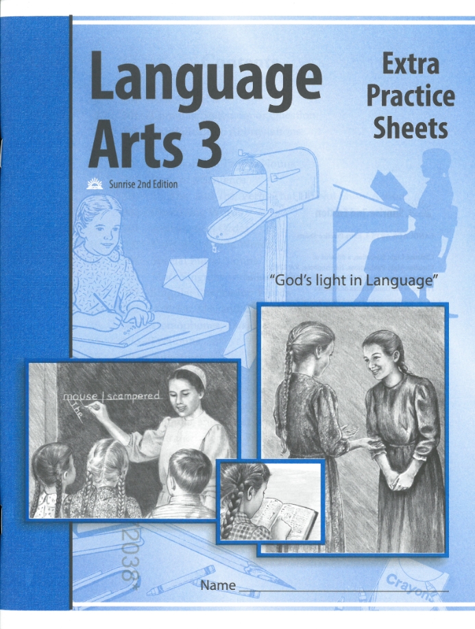 Language Arts 3 Extra Practice Sheets | Gospel Publishers USA