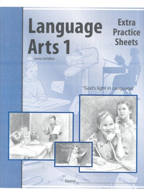 Language Arts 1 Extra Practice Sheets | Gospel Publishers USA
