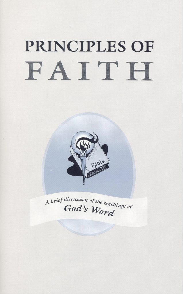 Principles of Faith | Gospel Publishers USA