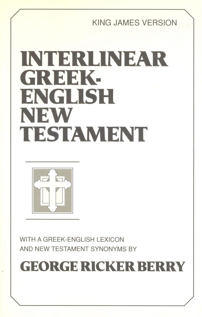Interlinear Greek-English New Testament | Gospel Publishers USA