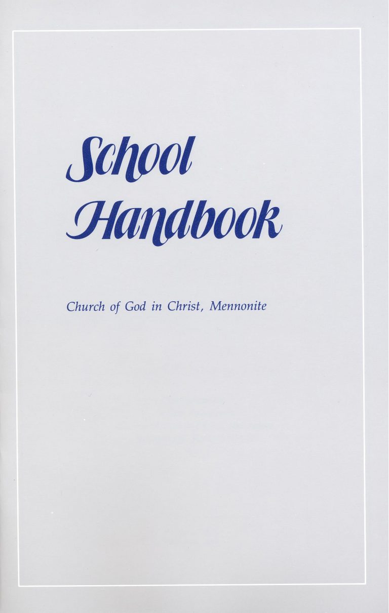 School Handbook | Gospel Publishers USA